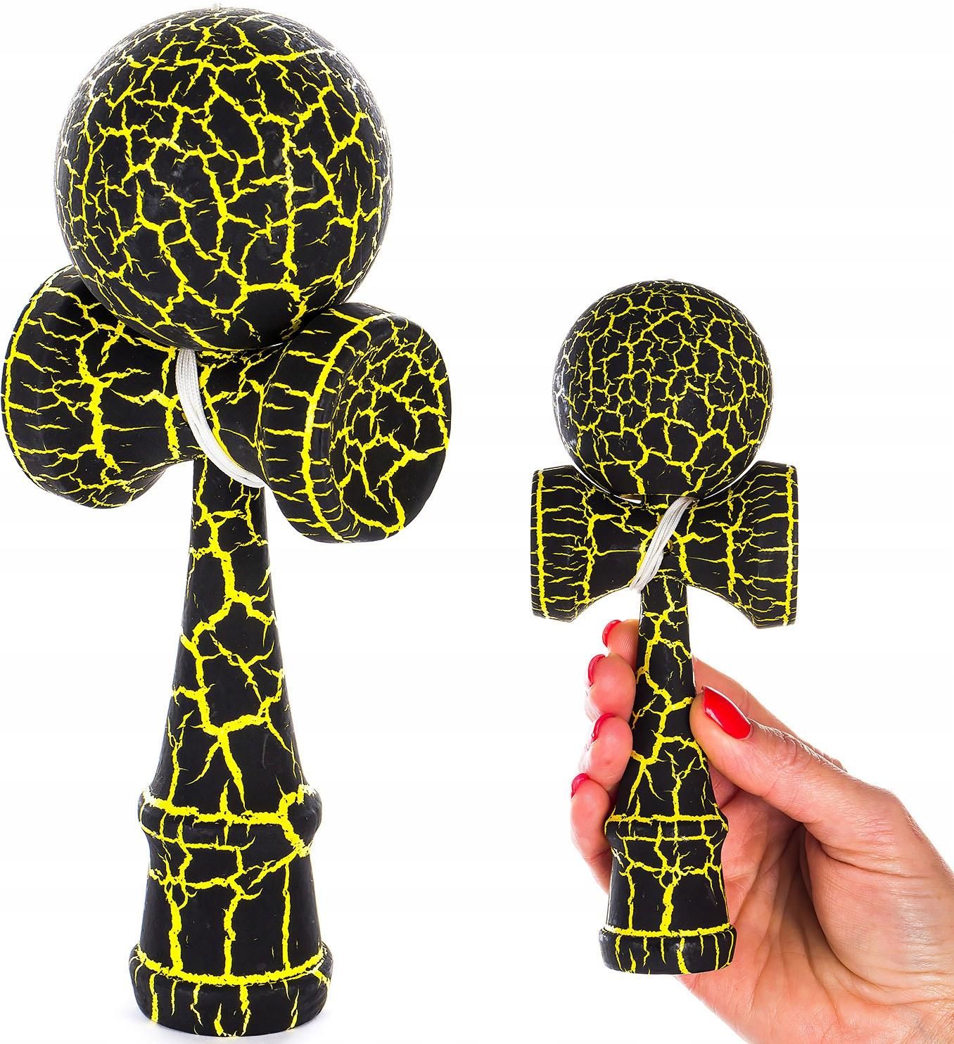 Happy Hippo Kendama Japońska Gra Zręcznościowa Drewniana 19cm B2025 ...