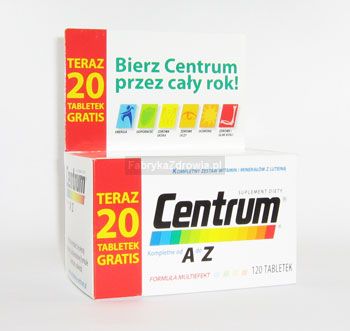 Centrum A-Z Multiefekt 120 Tabletek - Opinie i ceny na Ceneo.pl