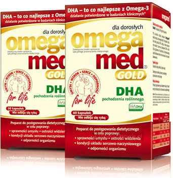 Omega-Med Gold Dla Dorosłych Kapsułki 60 Szt. - Opinie i ceny na Ceneo.pl