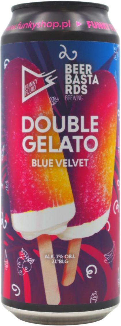 Browar Funky Fluid x Beer Basta RDS Brewing Double Gelato Blue Velvet ...