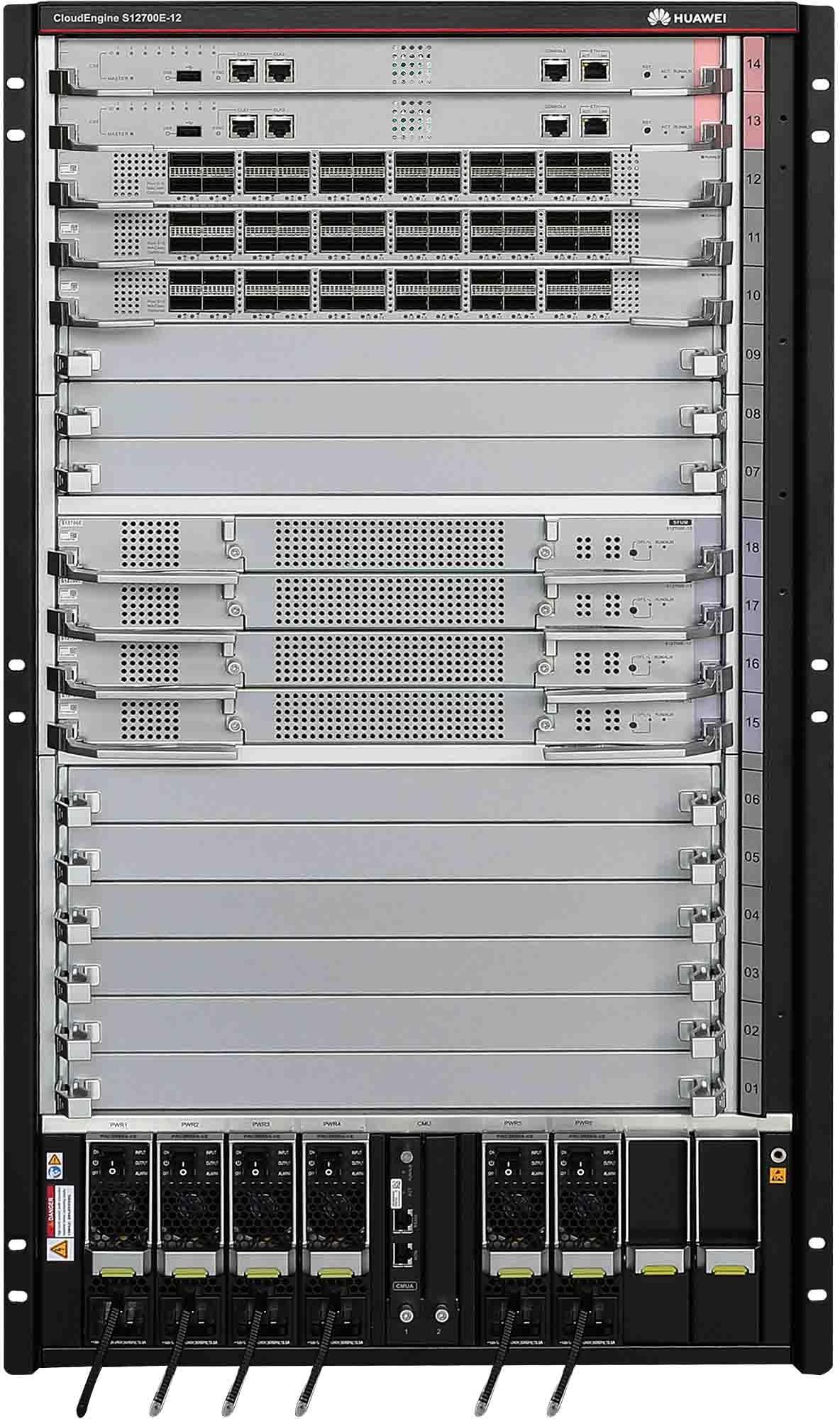 Huawei S12700E-12 Switch Cloudengine S12700Ei - 57.6 Tbit/S, 43200 Mpps ...