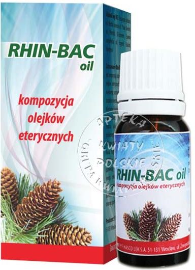 HASCO-LEK RHIN-BAC OIL kompozycja olejków eterycznych 10 ml - opinie i ...