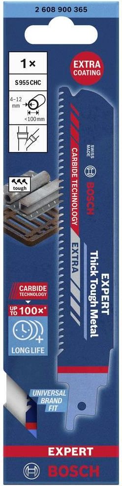 Brzeszczot Bosch EXPERT Thick Tough Metal S 955 CHC 2608900365 - Opinie ...