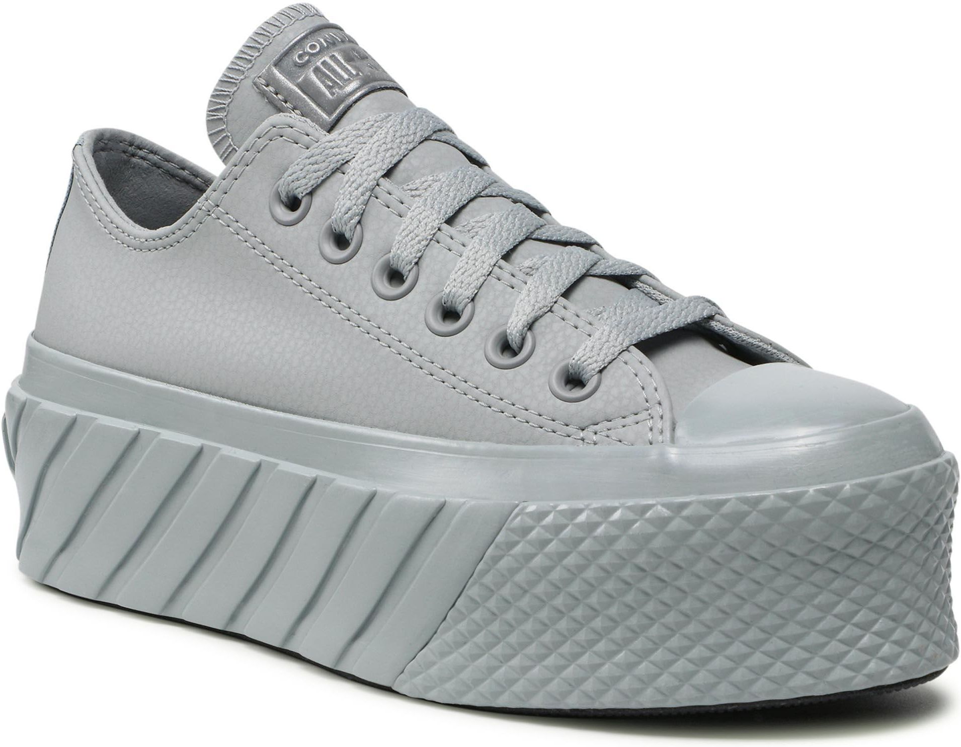 Trampki CONVERSE - Ctas Lift 2X Ox 572203C Ash Stone/Ash Stone/Ash ...