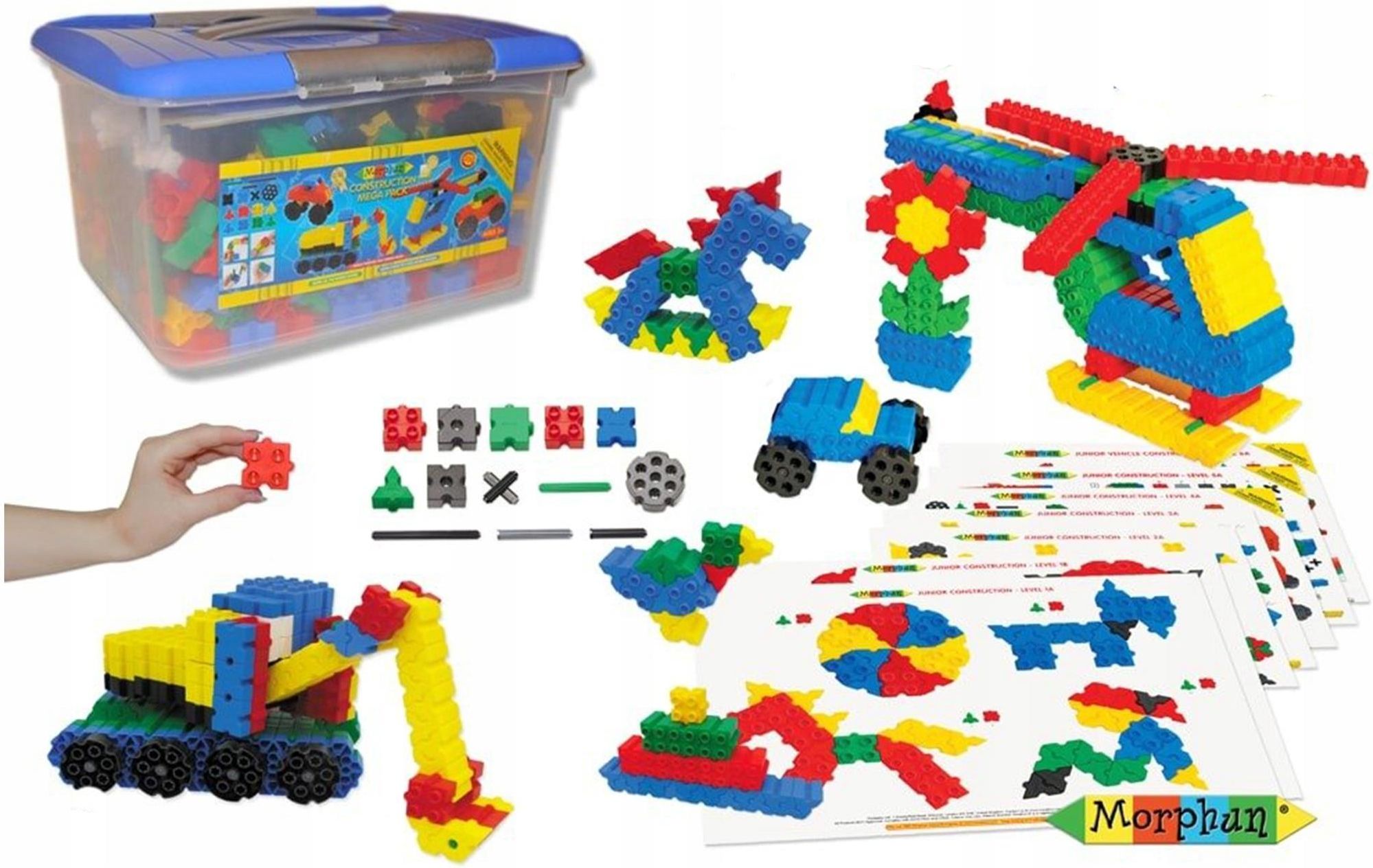 Morphun Klocki Super Zestaw Starter 600El. - ceny i opinie - Ceneo.pl