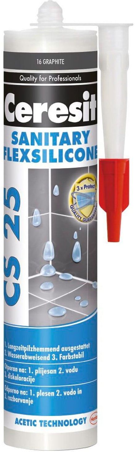 Ceresit Silikon Sanitarny Cs 25 16 Grafit 280 Ml - Opinie i ceny na Ceneo.pl