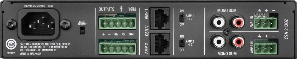JBL CSA 2120Z Wzmacniacz ELA 120 W 2 strefy - Ceny i opinie - Ceneo.pl