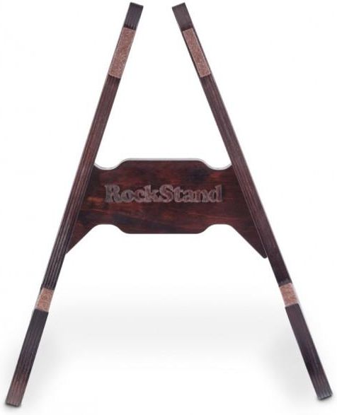 RockStand Wood A-Frame Stand - for Acoustic Guitar & Bass, MDF, dark ...