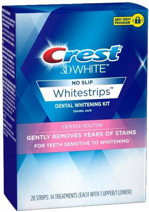 Paski wybielające Crest Gentle Routine 3D White 20 pasków (10 saszetek ...