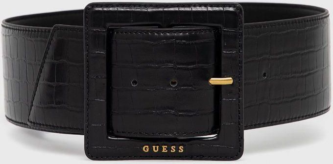 Guess Pasek damski kolor czarny - Ceny i opinie - Ceneo.pl