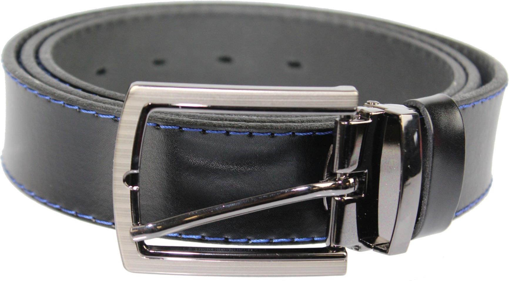 Pasek Męski Skórzany COMPLEX (PL) Skóra Licowa EXTRA 35 mm CZARNY ...