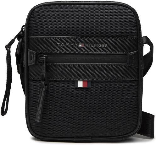 Tommy Hilfiger Saszetka Elevated Nylon Mini Reporter AM0AM07763 Czarny ...