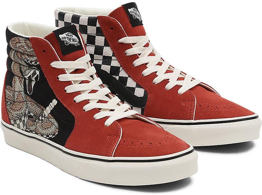 VANS Buty Desert Sk8-hi ((desert) Snake/chili Oil) Kobiety Czerwony ...