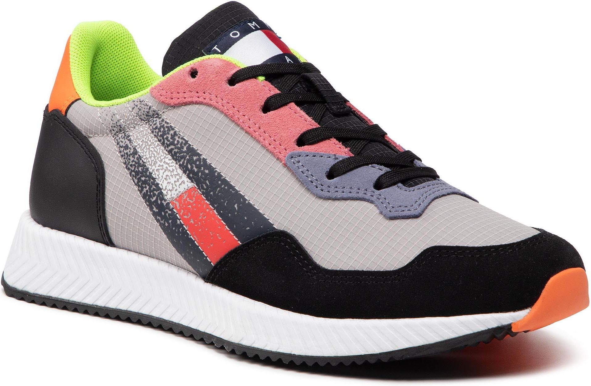 Sneakersy TOMMY JEANS - Track Cleat Mix Runner EN0EN01654 Dip ...