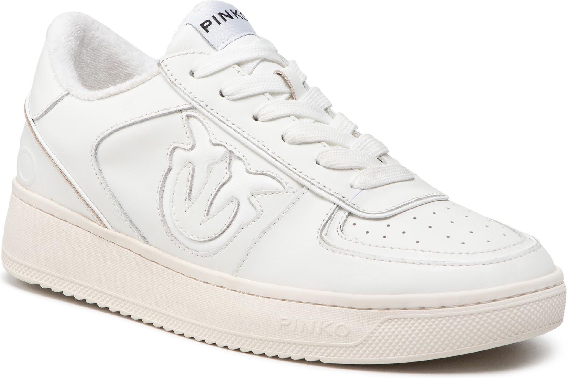 Sneakersy PINKO - Bondy Basket Sneaker PE 22 BLKS1 1H210W Y84V White ...