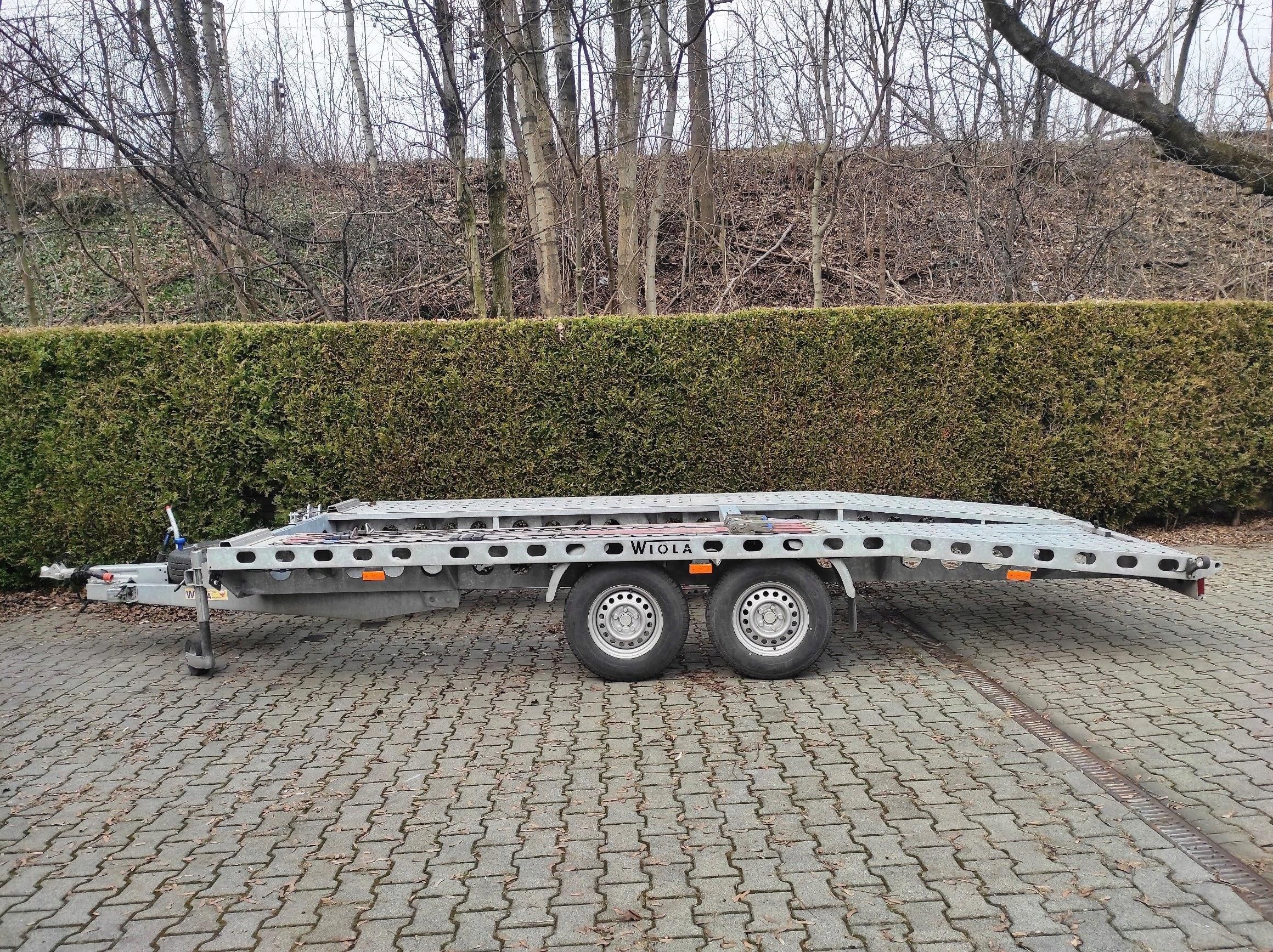 Przyczepa do przewozu samochodów WIOLA W2 2016 - Opinie i ceny na Ceneo.pl