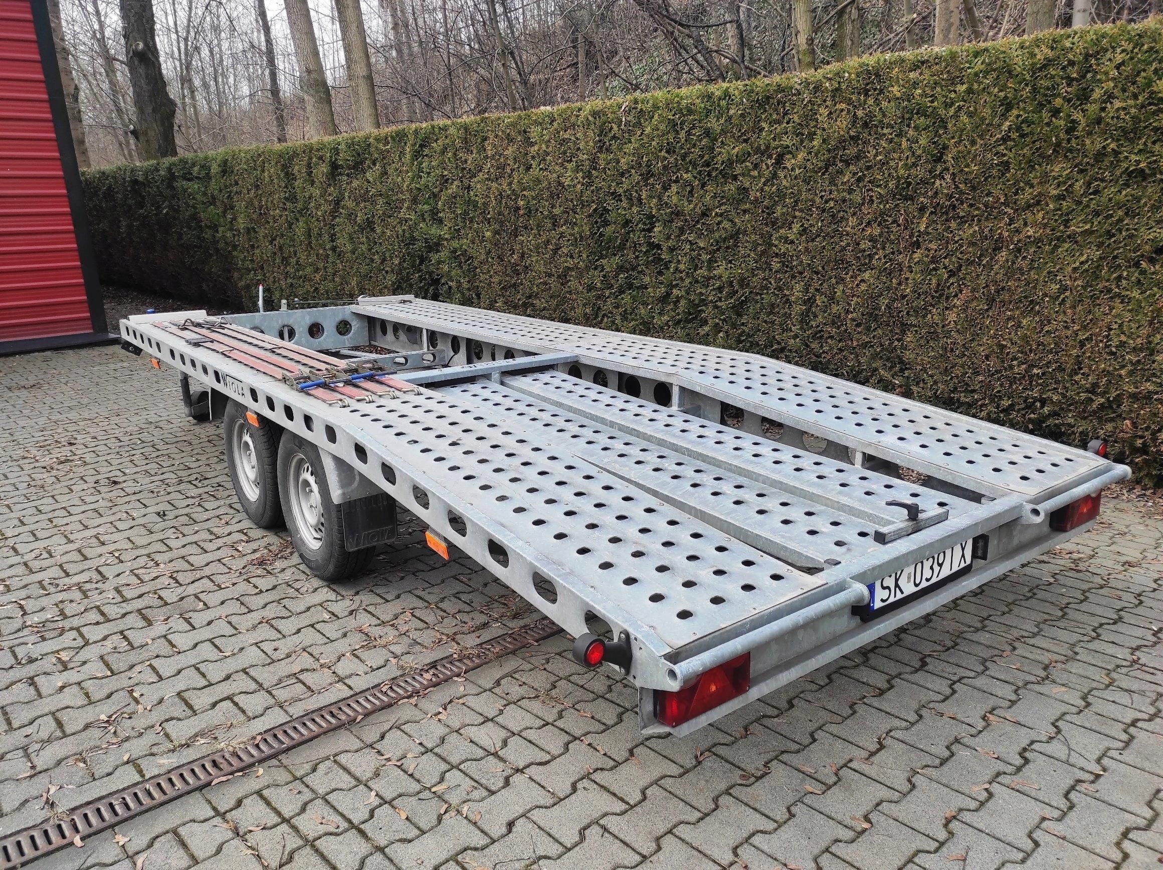 Przyczepa do przewozu samochodów WIOLA W2 2016 - Opinie i ceny na Ceneo.pl