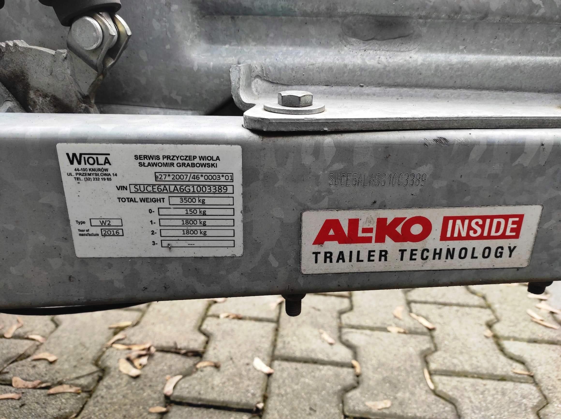 Przyczepa do przewozu samochodów WIOLA W2 2016 - Opinie i ceny na Ceneo.pl