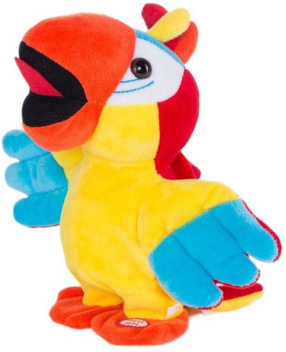 Gadająca Papuga Wykonana Z Pluszu Powtarza Gra Muzykę - Gry, puzzle ...