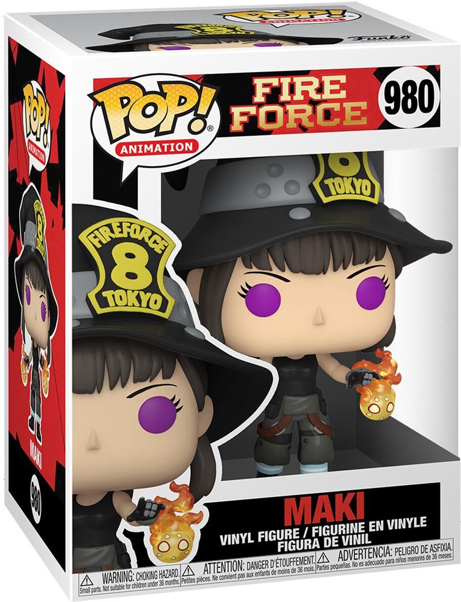 Fire Force Maki Vinyl Figure 980 Funko Pop! Wielokolorowy - Ceny i ...