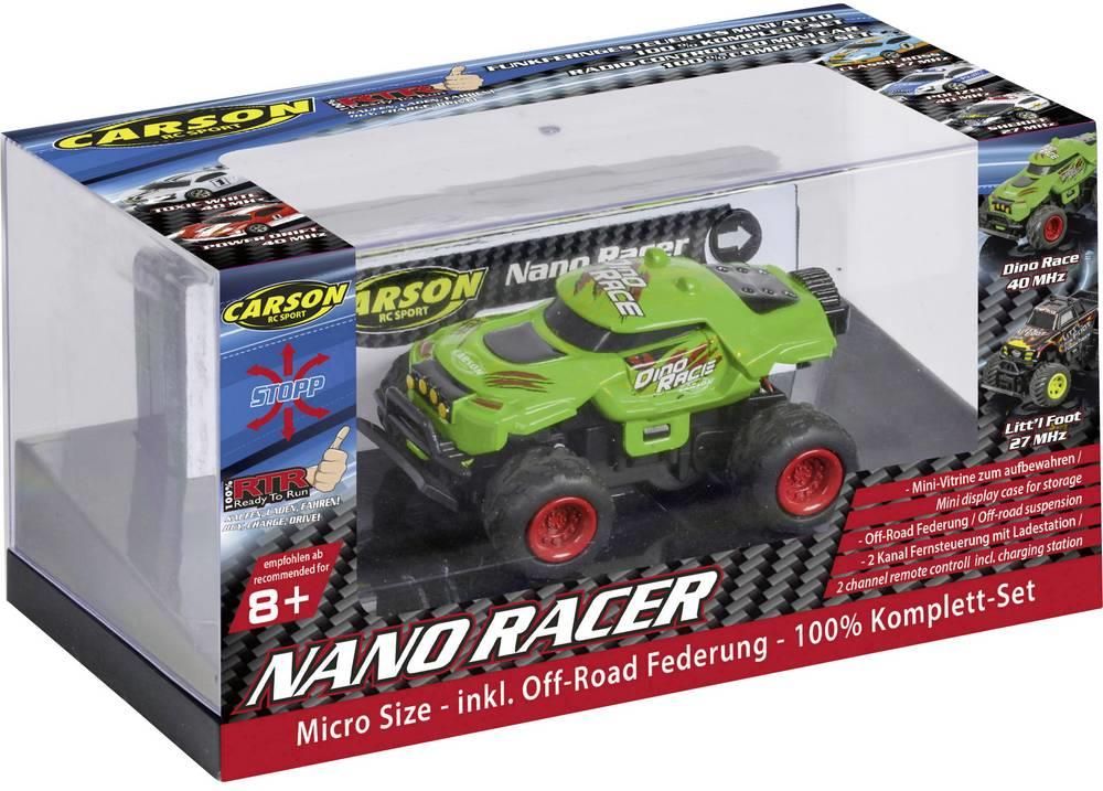 Carson Rc Sport Model Samochodu Nano Racer Dino Race 1:60 Elektryczny ...