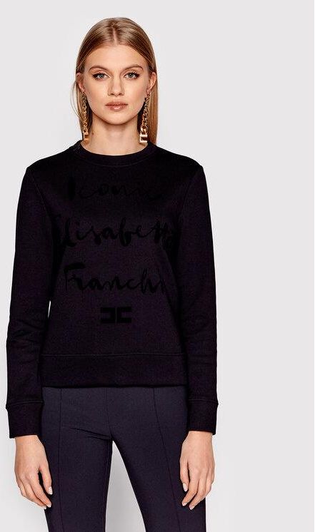 Elisabetta Franchi Bluza MD-010-21E2-V160 Czarny Regular Fit - Ceny i ...