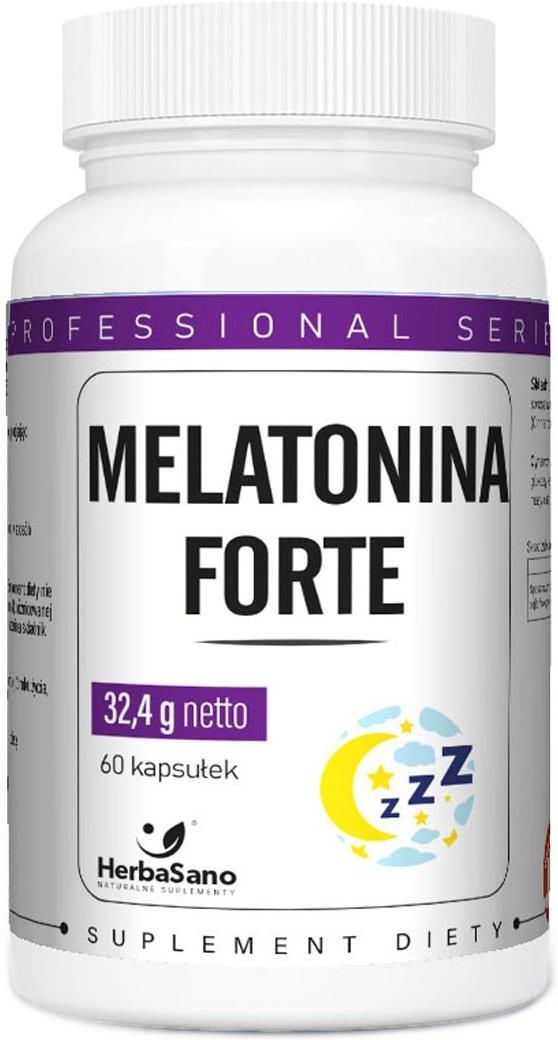 Kapsułki HerbaSano MELATONINA FORTE 60 szt. - Opinie i ceny na Ceneo.pl