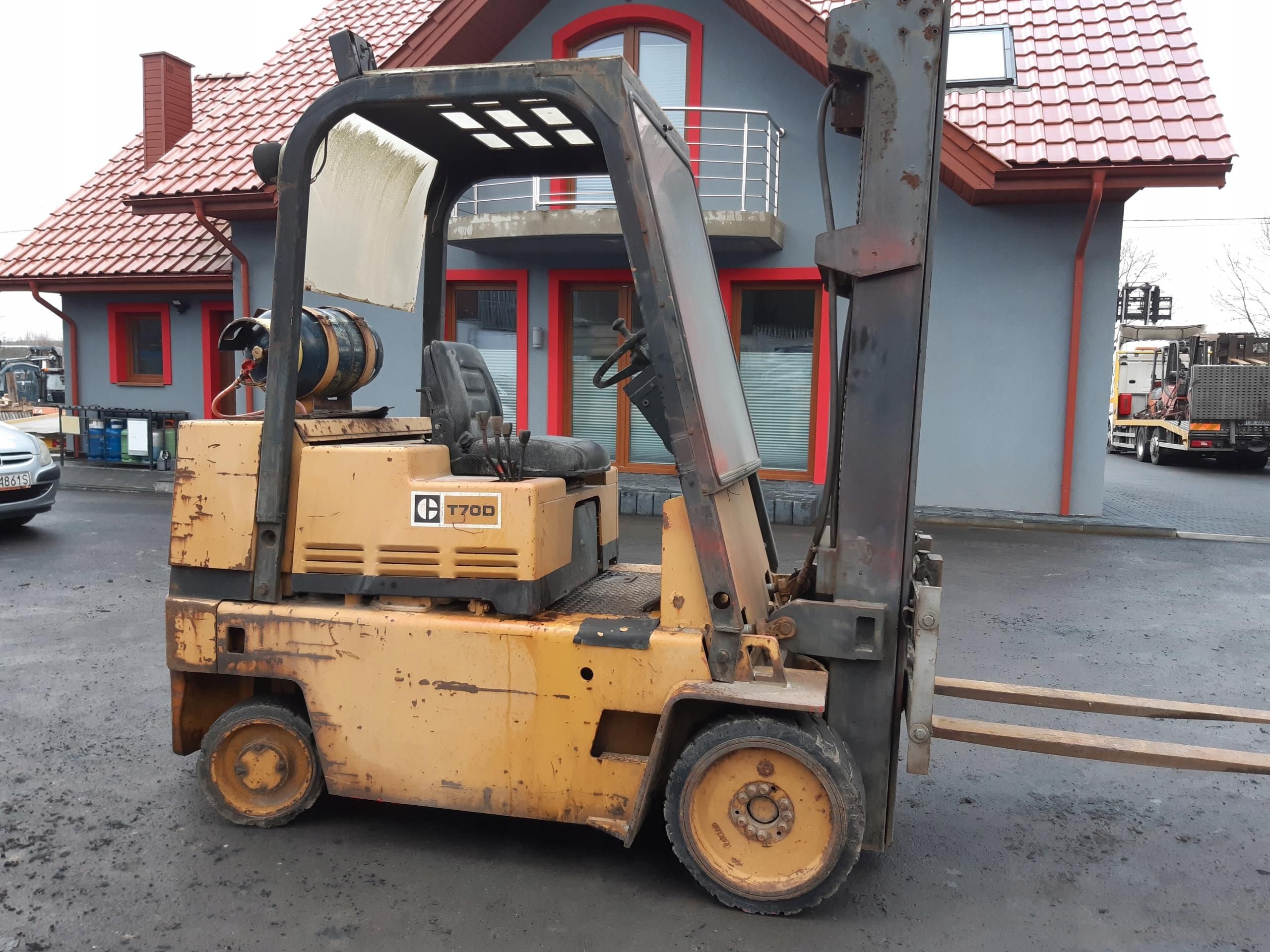 WÓZEK WIDŁOWY CATERPILLAR CAT T70D TRIPLEX - Opinie i ceny na Ceneo.pl