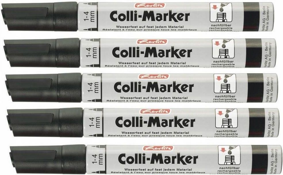 Marker Pernamentny Colli-Marker Herlitz czarny x5 - Ceny i opinie ...