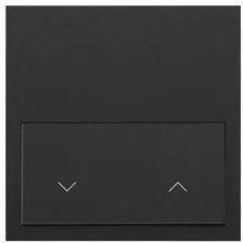 Kontakt-Simon Panel Pojedynczy 1 Klawisz Żaluzjowy Czarny Mat ...