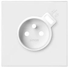 Kontakt-Simon Panel Pojedynczy Gniazdo Pojedyncze Z Ładowarką Usb Biały ...