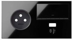 Kontakt-Simon Panel Podwójny Gniazdo Pojedyncze + Ściemniacz Ładowarka ...