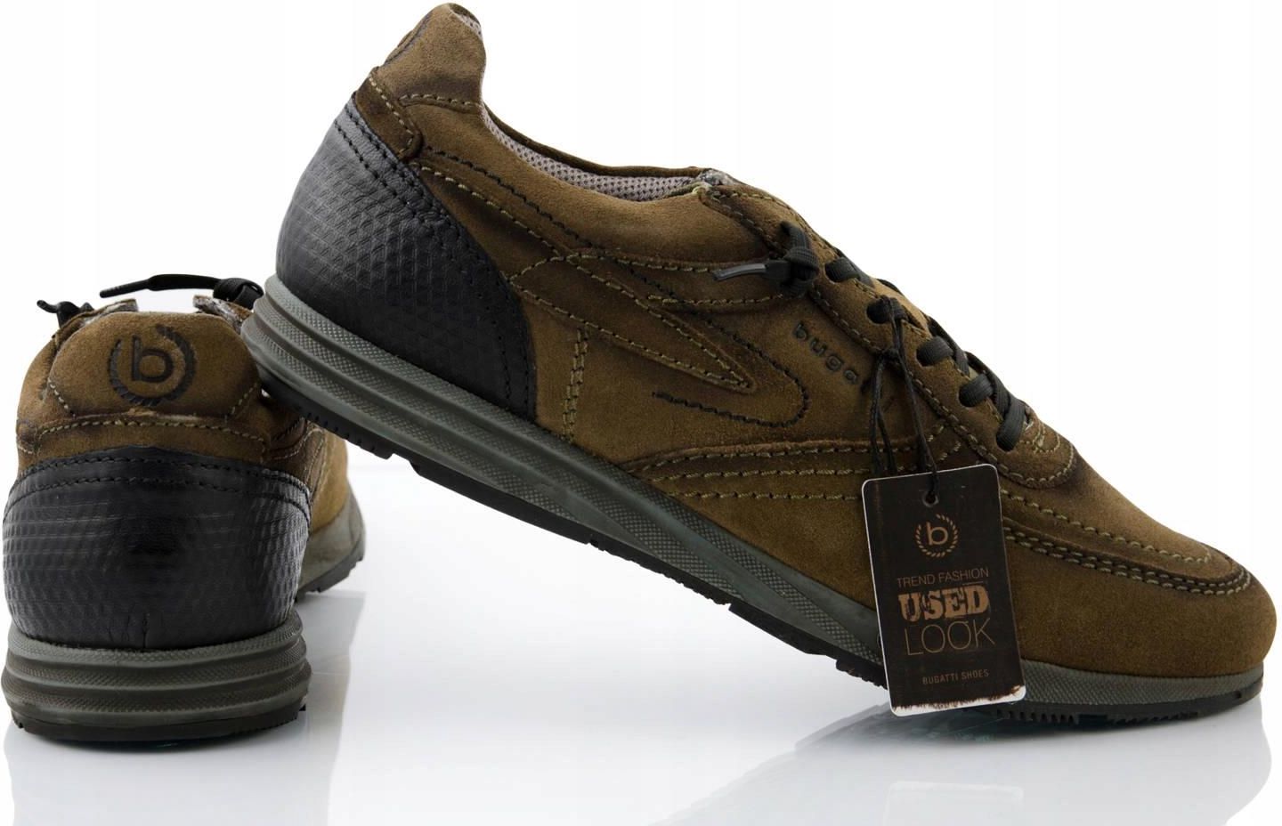 Buty Bugatti męskie sneakersy skórzane r. 45 - Ceny i opinie - Ceneo.pl