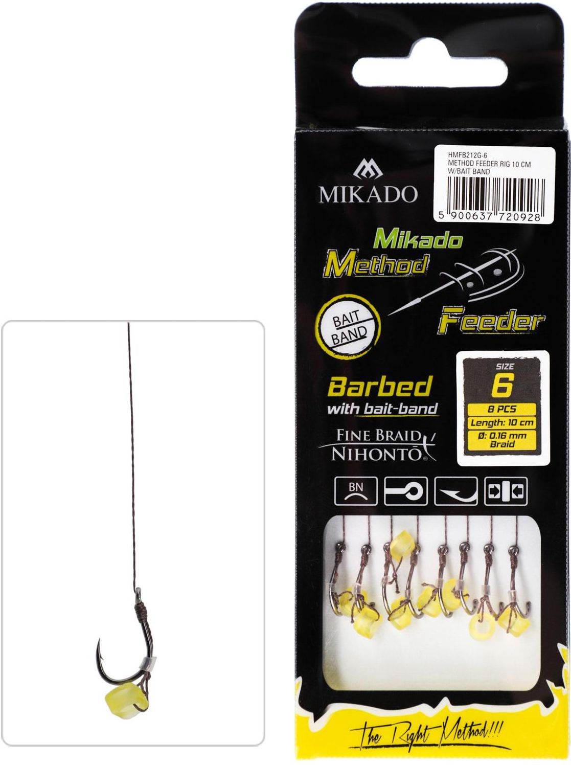 Mikado Total Fishing PRZYPON MIKADO METHOD FEEDER Z GUMKĄ R6 - Ceny i opinie - Ceneo.pl