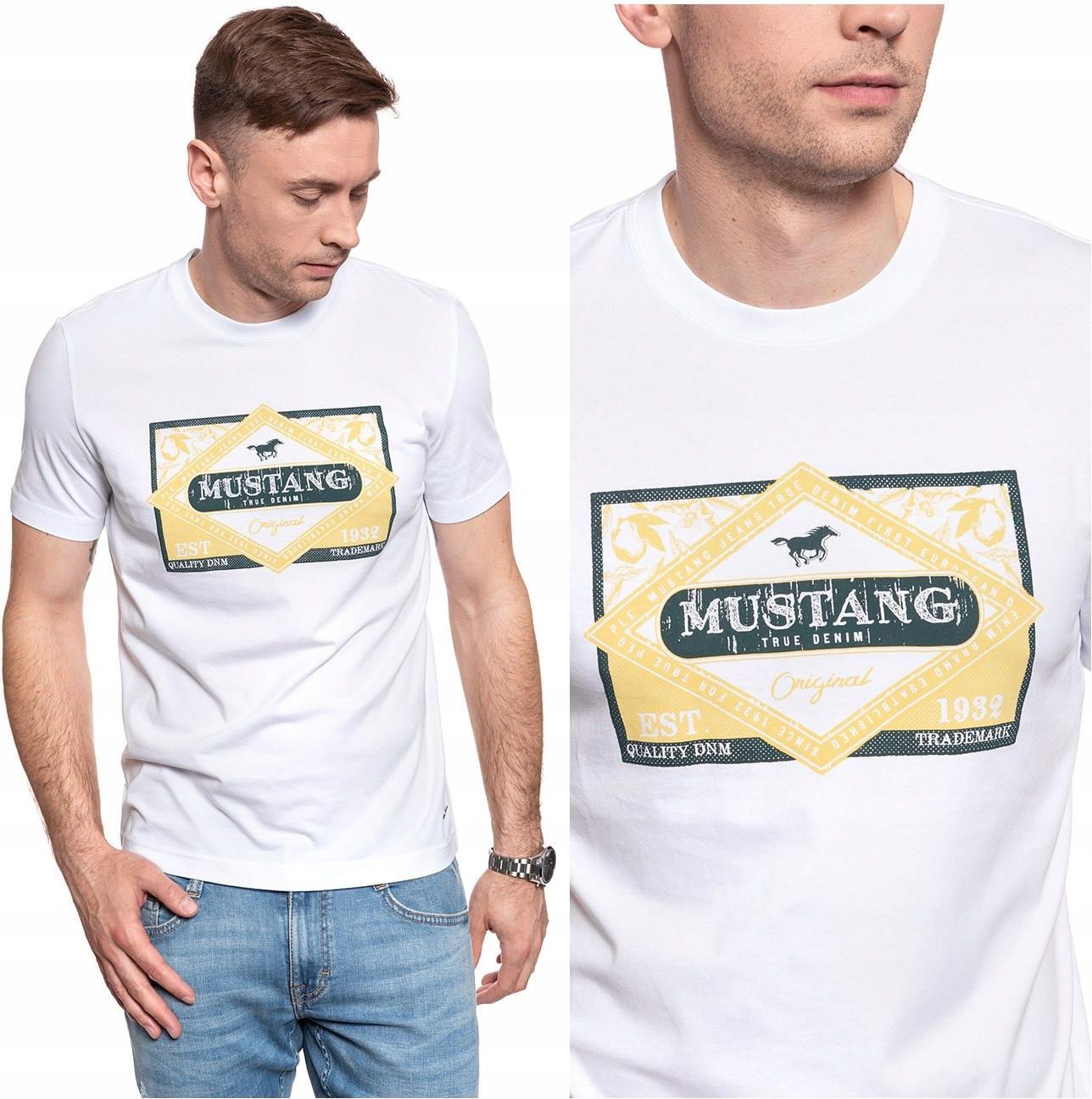 Mustang Alex C Męska Koszulka T-shirt M - Ceny i opinie - Ceneo.pl