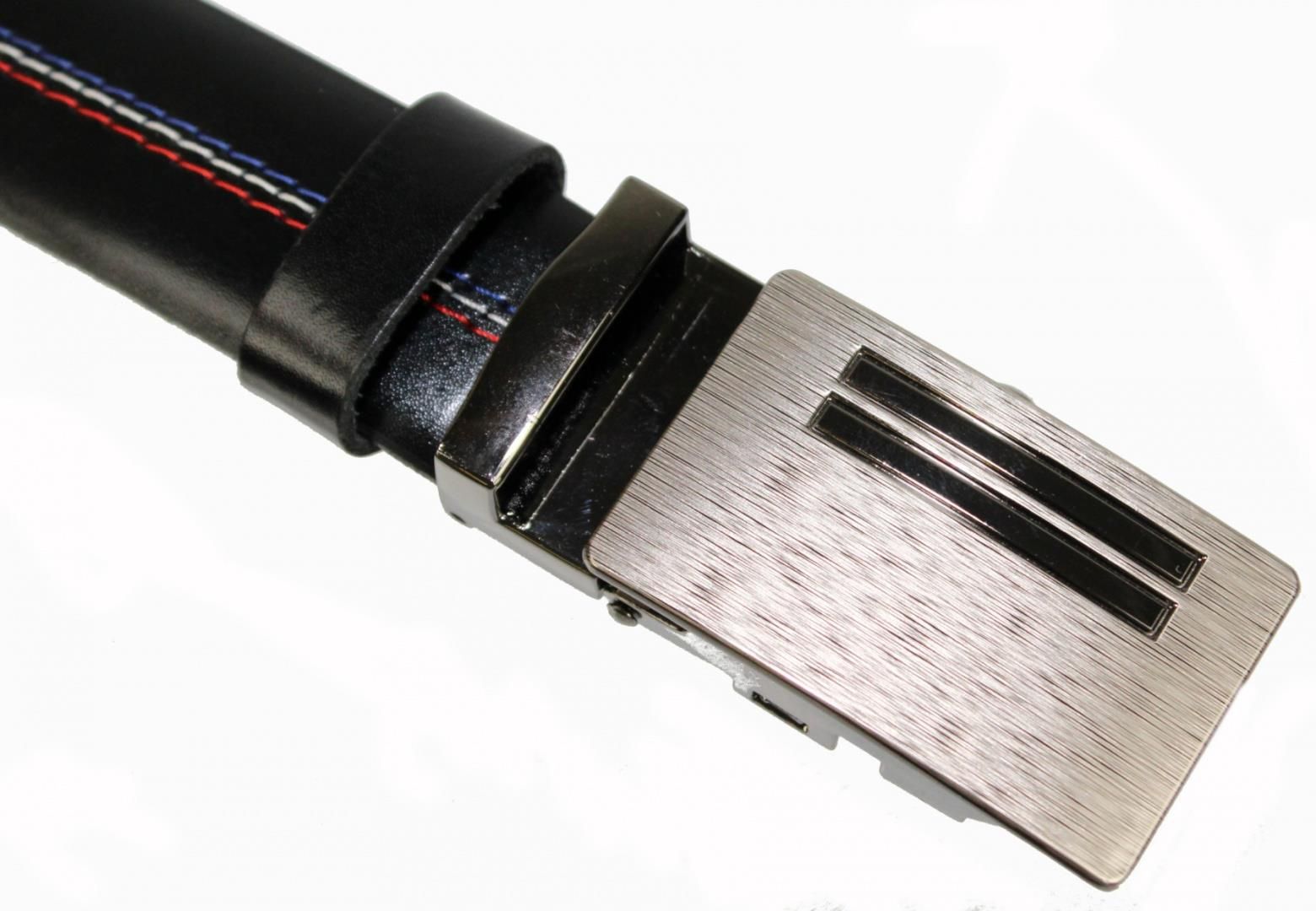 Wizytowy Pasek Skórzany 30 mm COMPLEX (PL) Pełna Klamra AUTOMAT/ZĄBEK ...