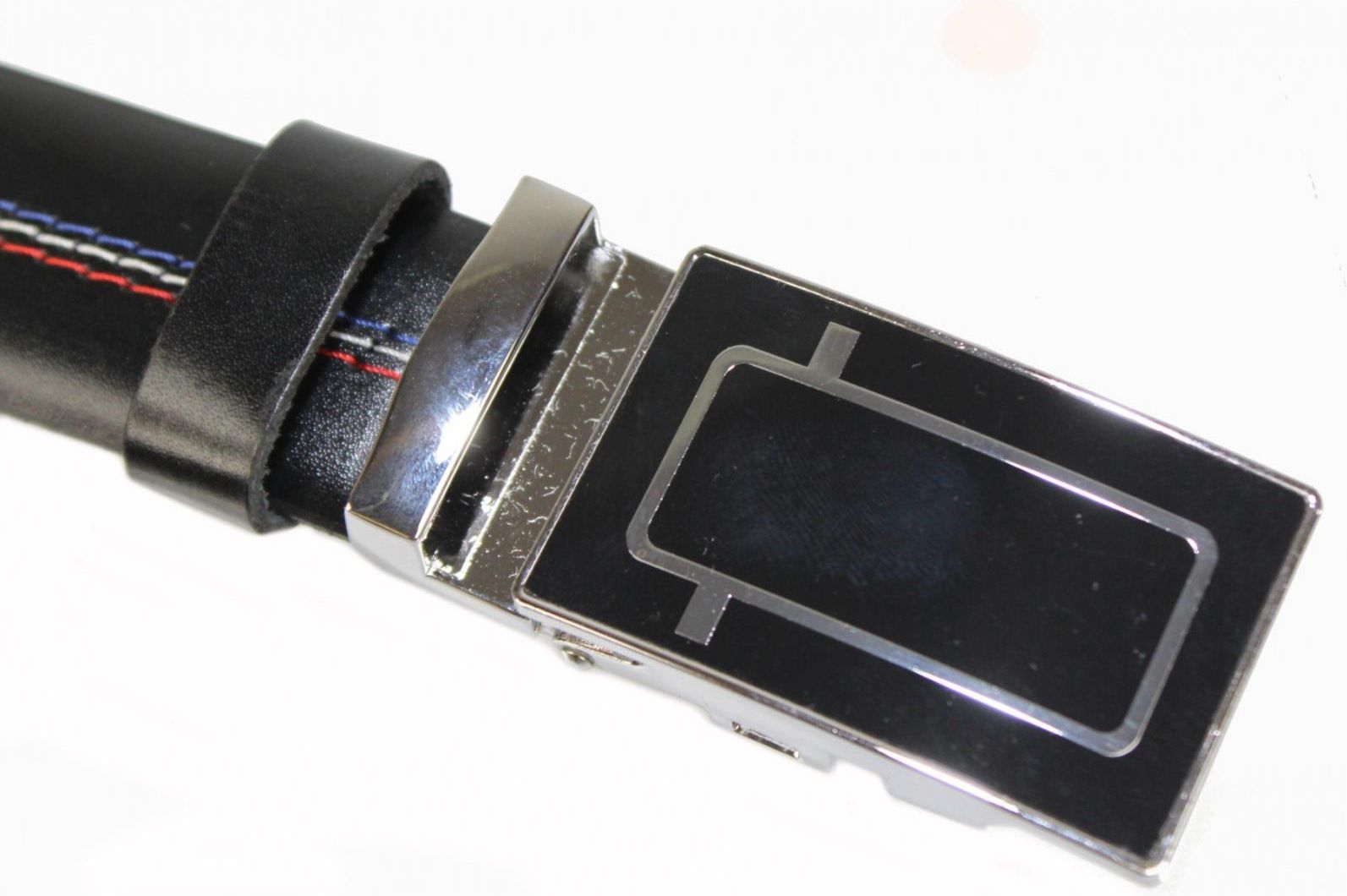 Wizytowy Pasek Skórzany 30 mm COMPLEX (PL) Pełna Klamra AUTOMAT/ZĄBEK ...