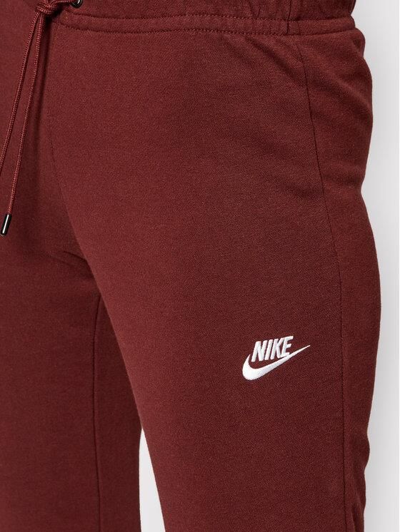Nike Spodnie dresowe Essential BV4099 Bordowy Slim Fit - Ceny i opinie ...