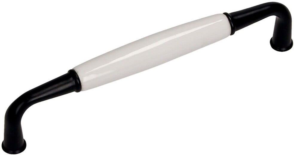 Gamet Uchwyt Meblowy Up16 Czarny Mat Biały Rozstaw 128Mm 116428 ...