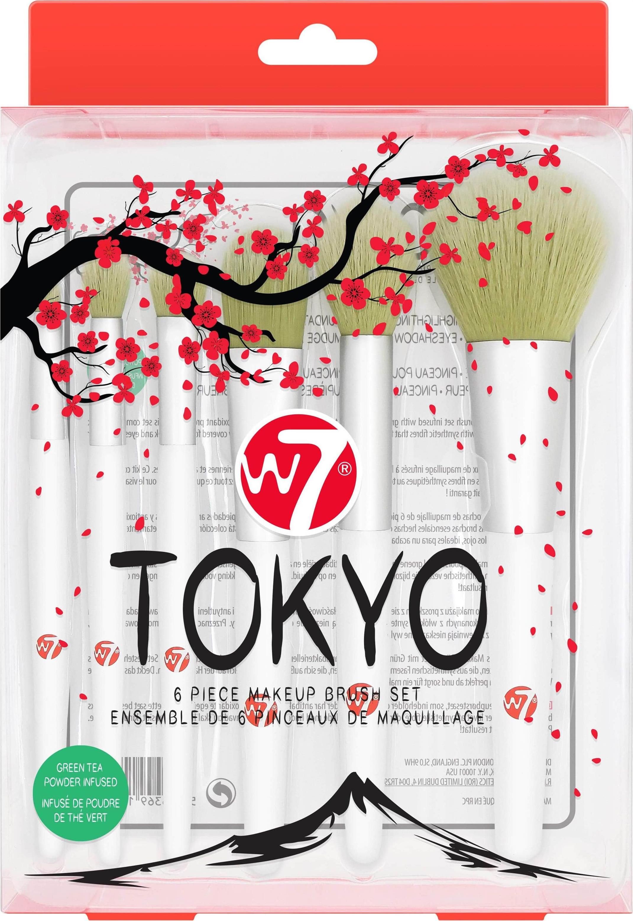 W7 TOKYO Makeup Brush Set ZESTAW PĘDZLI - Opinie i ceny na Ceneo.pl