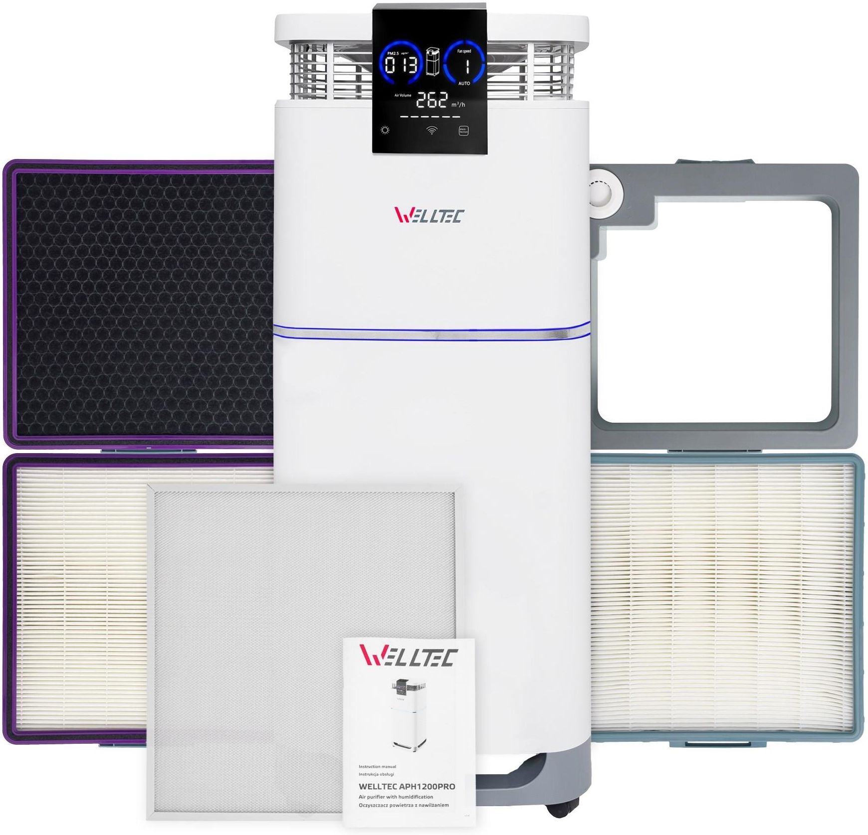 Oczyszczacz powietrza Welltec APH1100PRO - opinie, ceny na Ceneo.pl