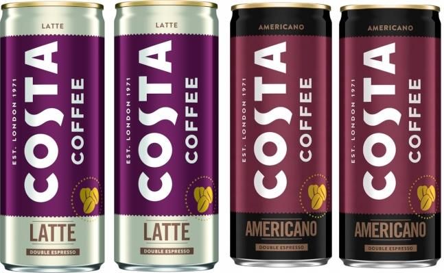 Kawa Costa Coffee 4x Kawa W Puszce Latte Americano 250Ml - Ceny i ...