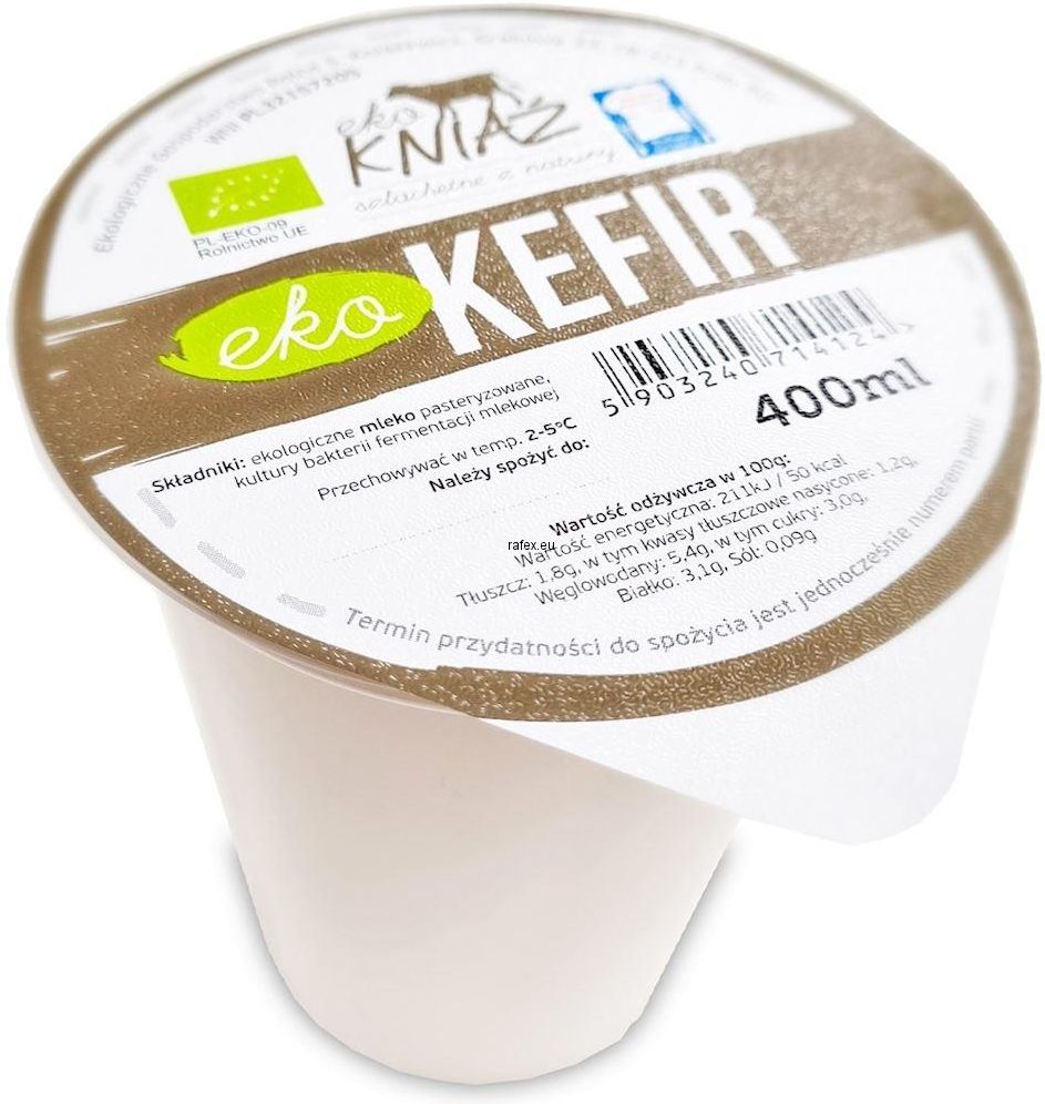 KEFIR BIO 400 ml - EKO KNIAŹ (NA ZAMÓWIENIE) - Ceny i opinie - Ceneo.pl