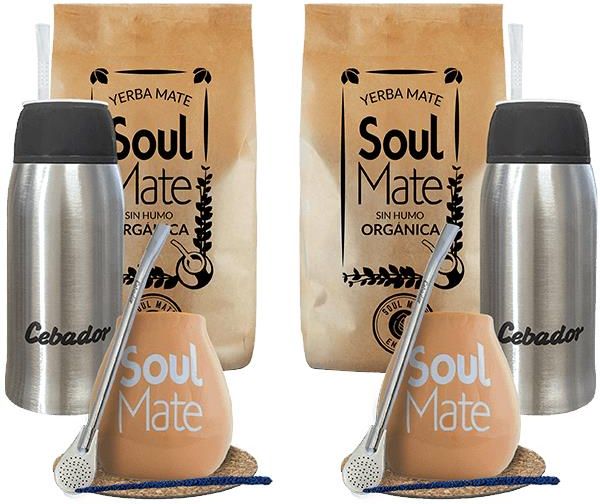 Cebador Zestaw Yerba Mate Yerbomos bombilla dla dwojga 1kg (9090 ...