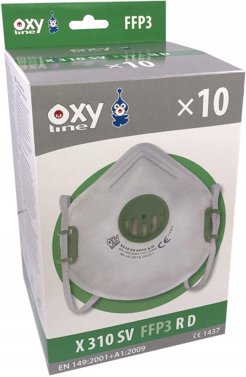 Maska Ffp3 Maseczka Oxyline Wielorazowa 10szt. - Ceny i opinie - Ceneo.pl