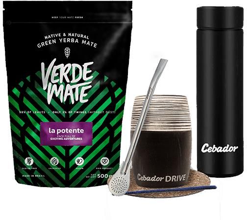 Cebador Zestaw Yerba Verde Mate 500g 0,5kg termos Drive (8571) - Ceny i ...