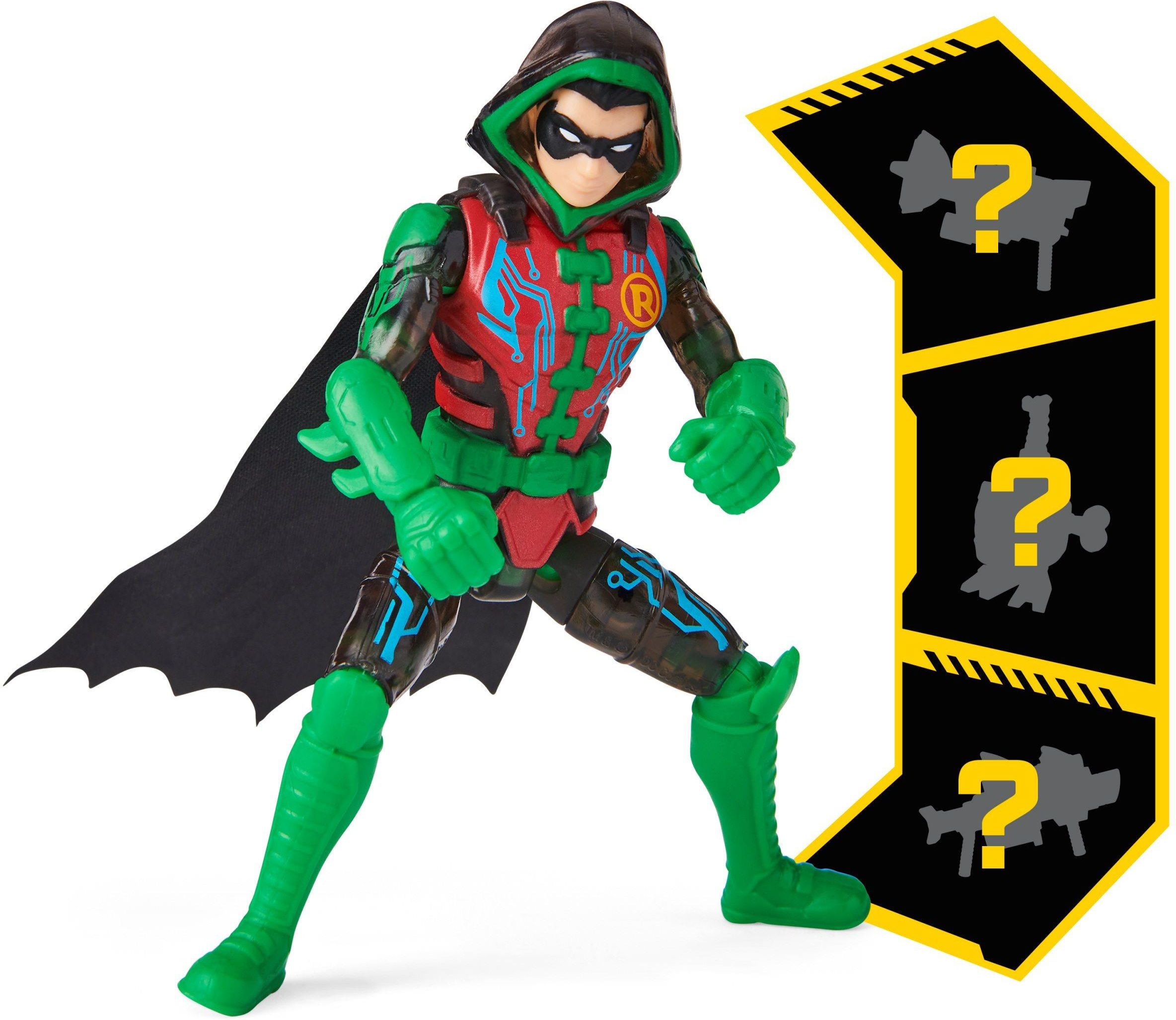 Spin Master Batman Figurka Akcji 10 Cm Robin + 3 Tajemnicze Akcesoria ...