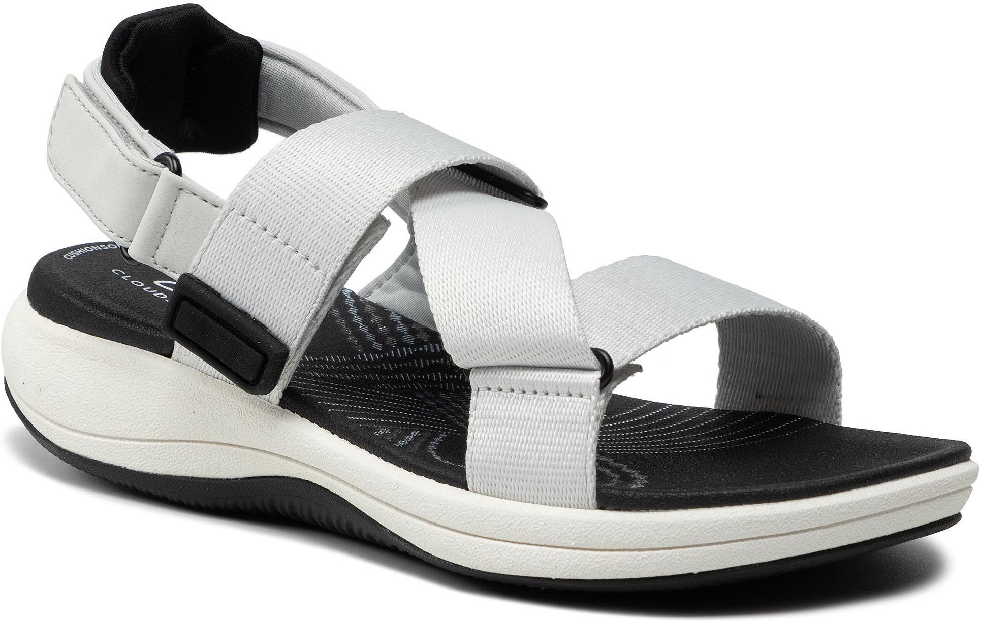 Sandały CLARKS - Mira Sun 261653394 Light Grey - Ceny i opinie - Ceneo.pl