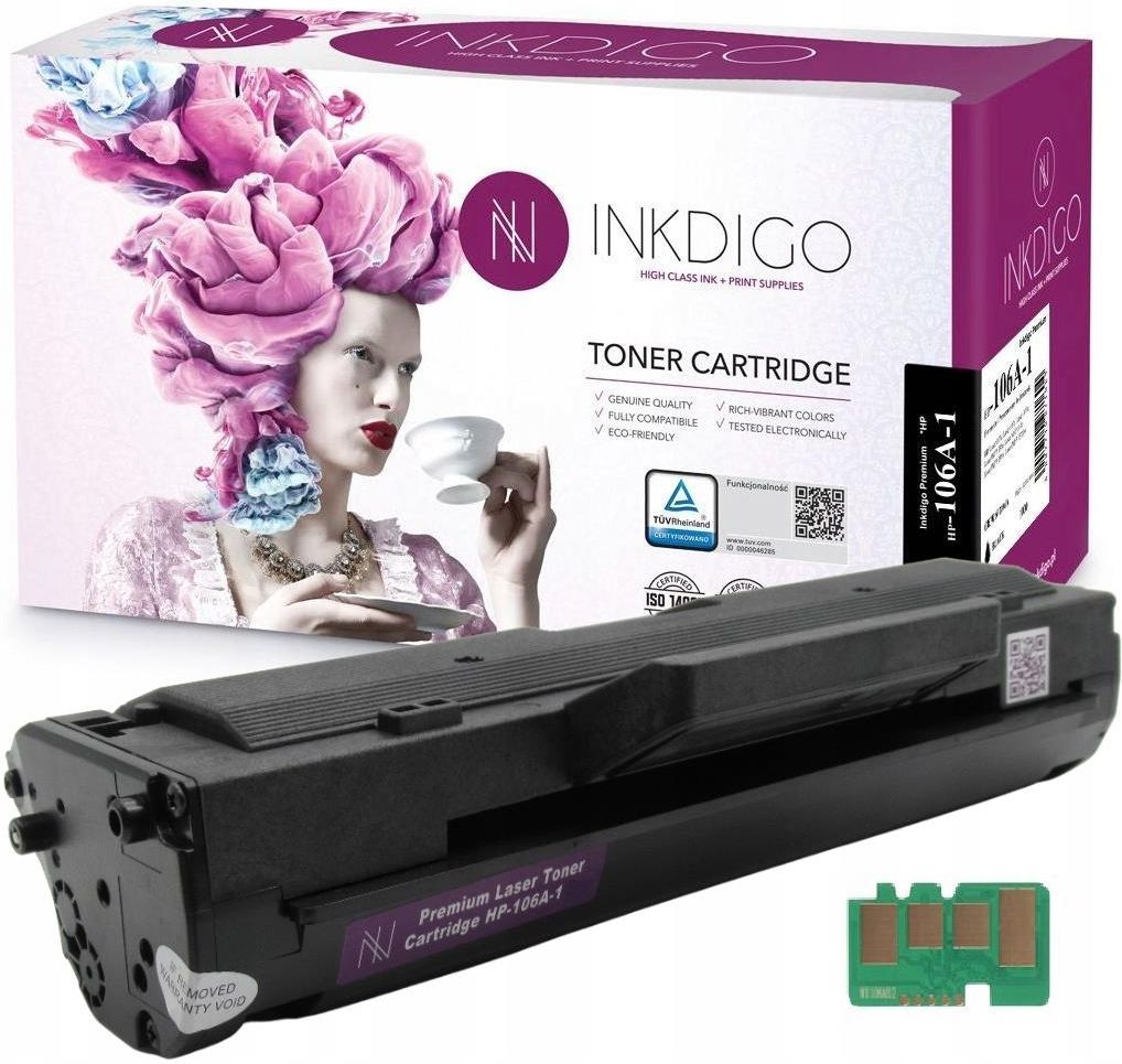 INKDIGO TONER 106 DO HP MFP 135A 135W 137FNW DRUKARKI CZIP ...