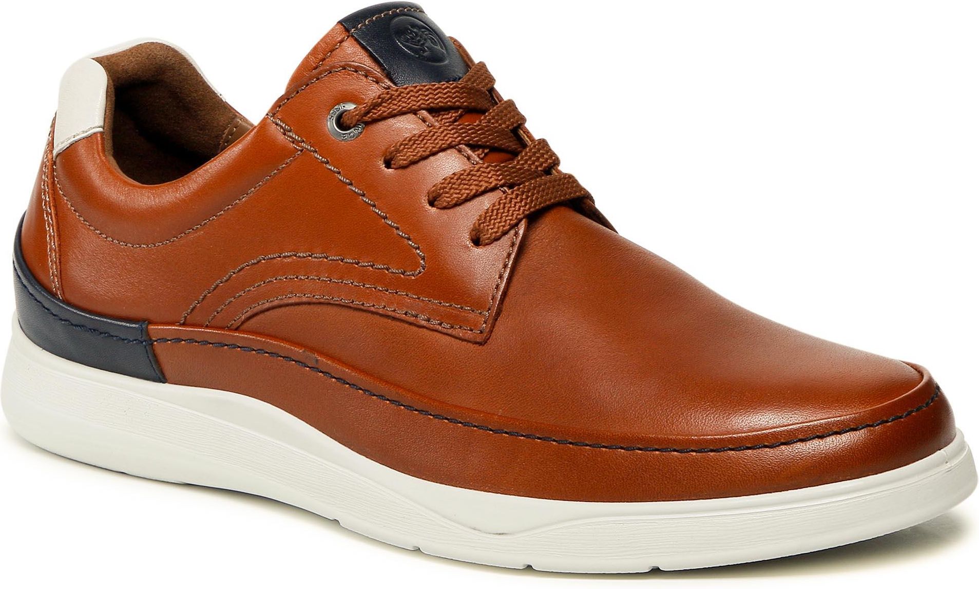 Sneakersy SALAMANDER - Paljo 31-48101-07 Cognac/Navy - Ceny i opinie ...